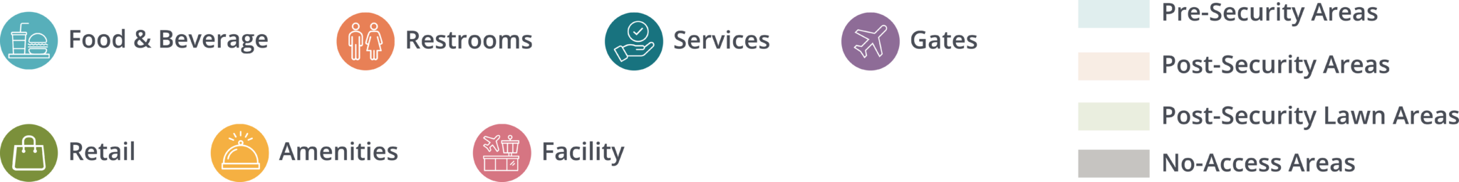 Terminal Map - Palm Springs International Airport (PSP) - Palm Springs ...