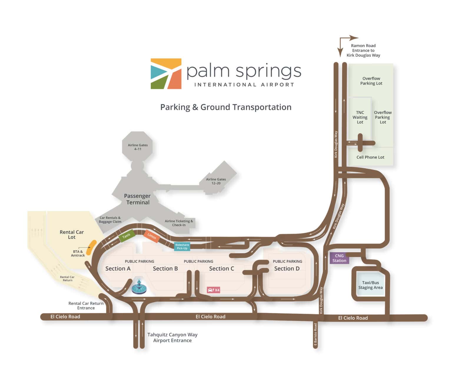 Parking - Palm Springs International Airport (PSP) - Palm Springs ...